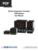 DTK Series Temperature Controller Manual | PDF | Parameter (Computer Programming) | Thermocouple