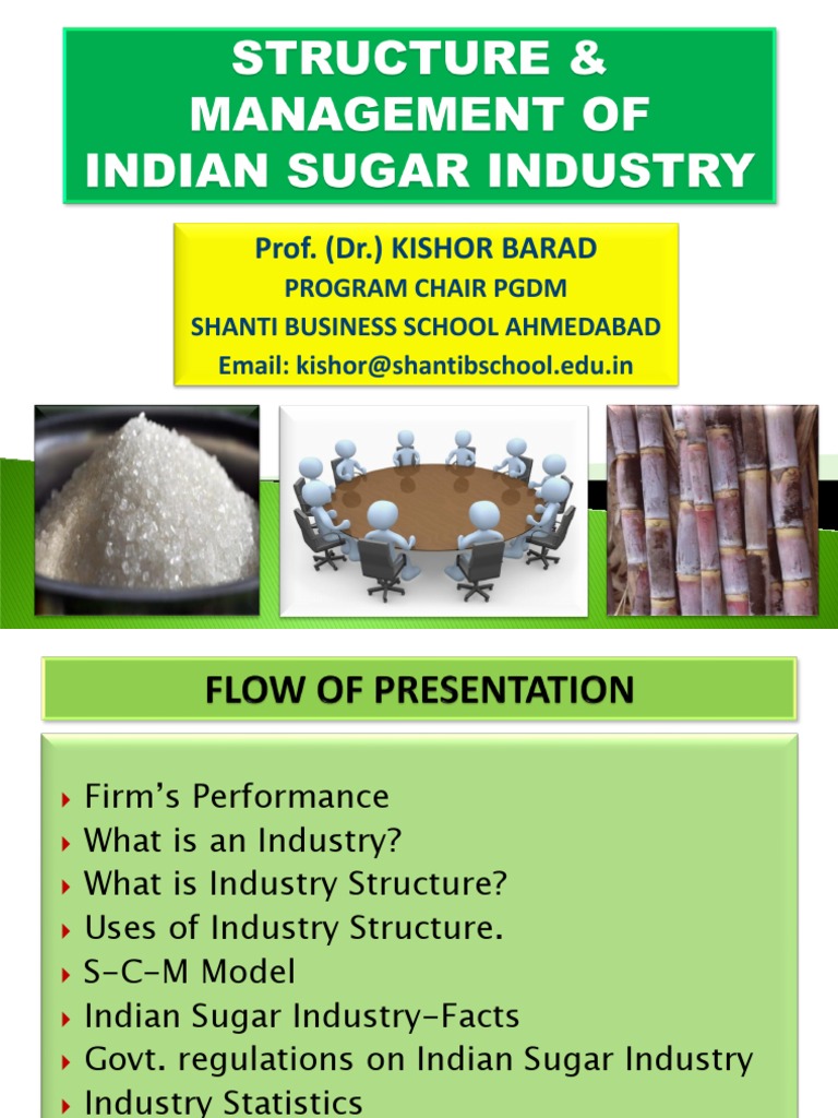 Structure and Management of Indian Sugar Industry | PDF | Sugarcane | Sugar