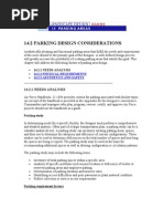 Comprehensive Parking Design Guidelines | PDF | Parking | Parking Lot
