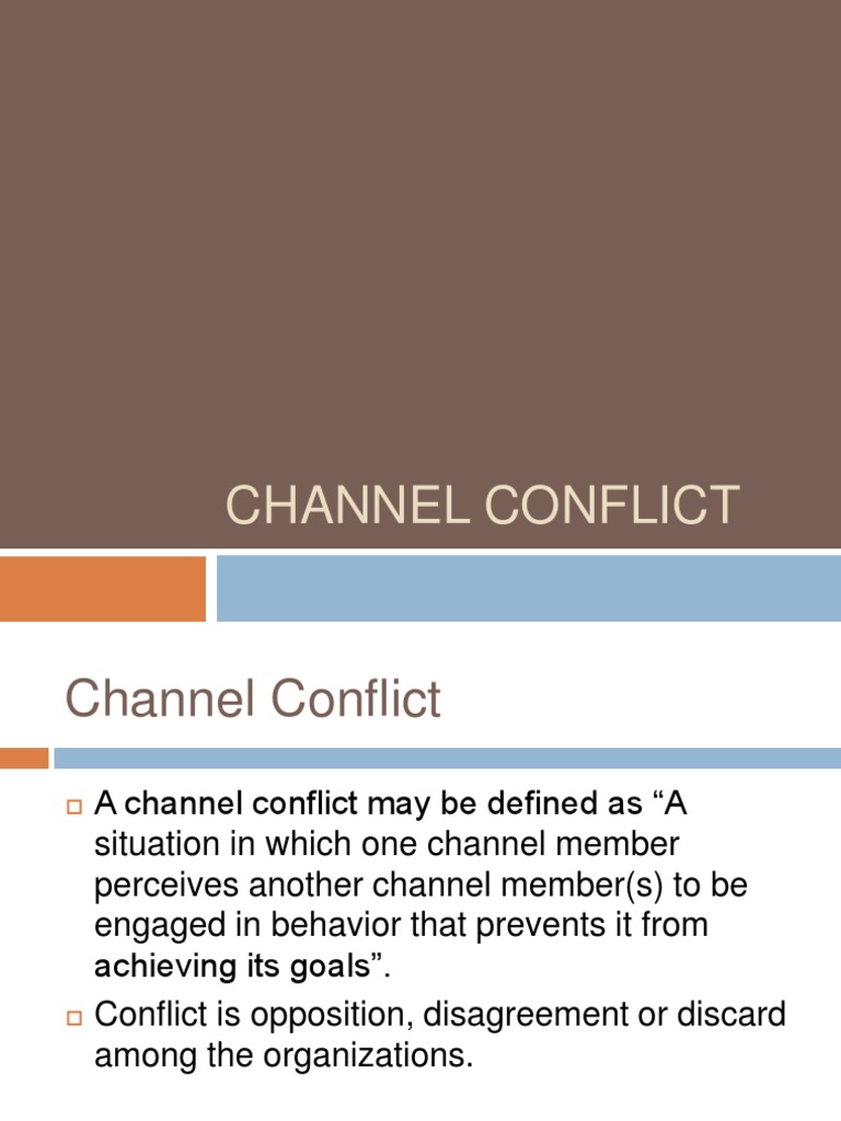 Channel Conflict Management | PDF | Franchising | Retail