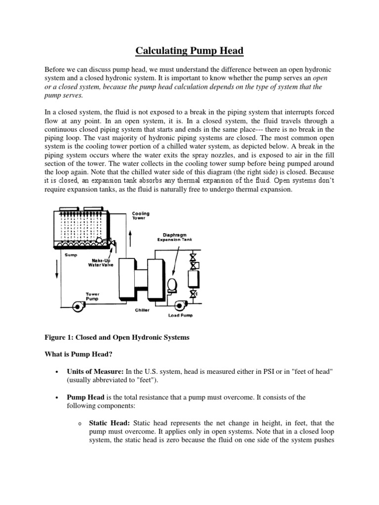 Pump Head Calculation | PDF | Pump | Pressure