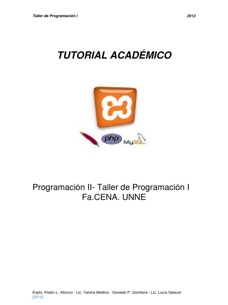 Tutorial XAMPP | PDF | Servidor HTTP Apache | Servidor web