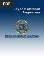 LEY DE ACTIVIDAD ASEGURADORA. (Autoguardado) | PDF | Seguro | Reaseguro