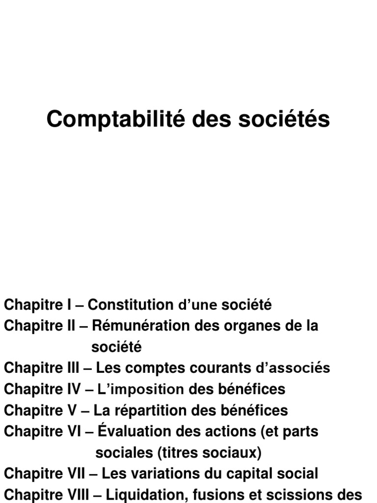 Compta Generale | PDF | Actionnaire | Action (Finance)