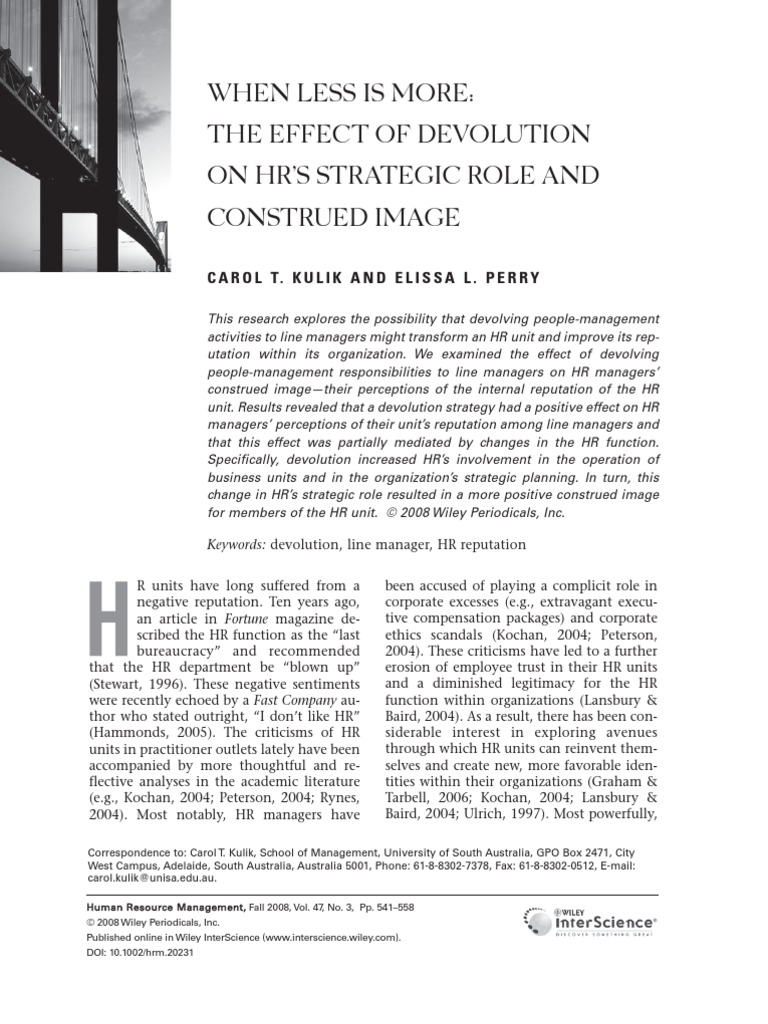 Effect of Devolution | PDF | Human Resource Management | Factor Analysis