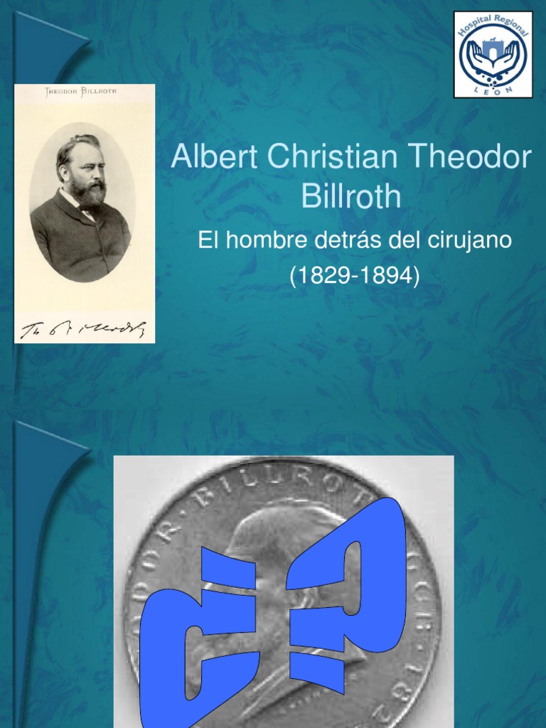 Legado de Theodor Billroth en cirugía | PDF | Cirugía | Especialidades ...