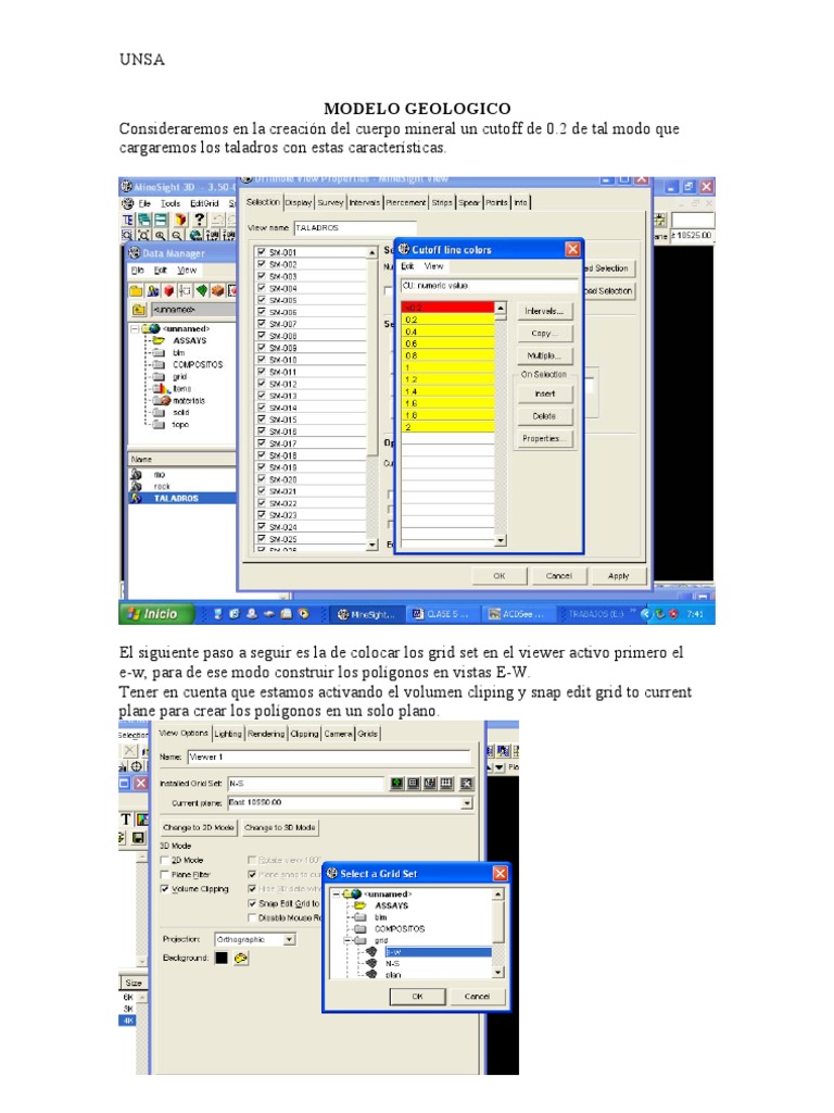Manual de Minesight Parte 5 | Naturaleza | Prueba gratuita de 30 días ...