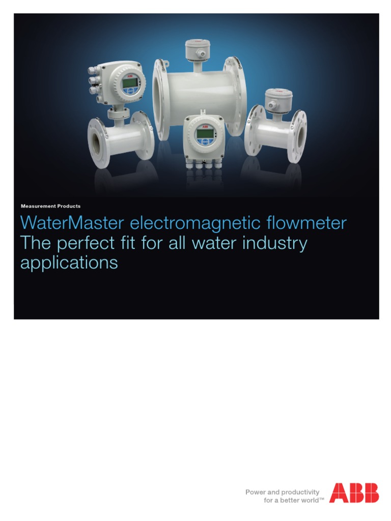 Watermaster Electromagnetic Flowmeter: The Perfect Fit For All Water Industry Applications | PDF ...