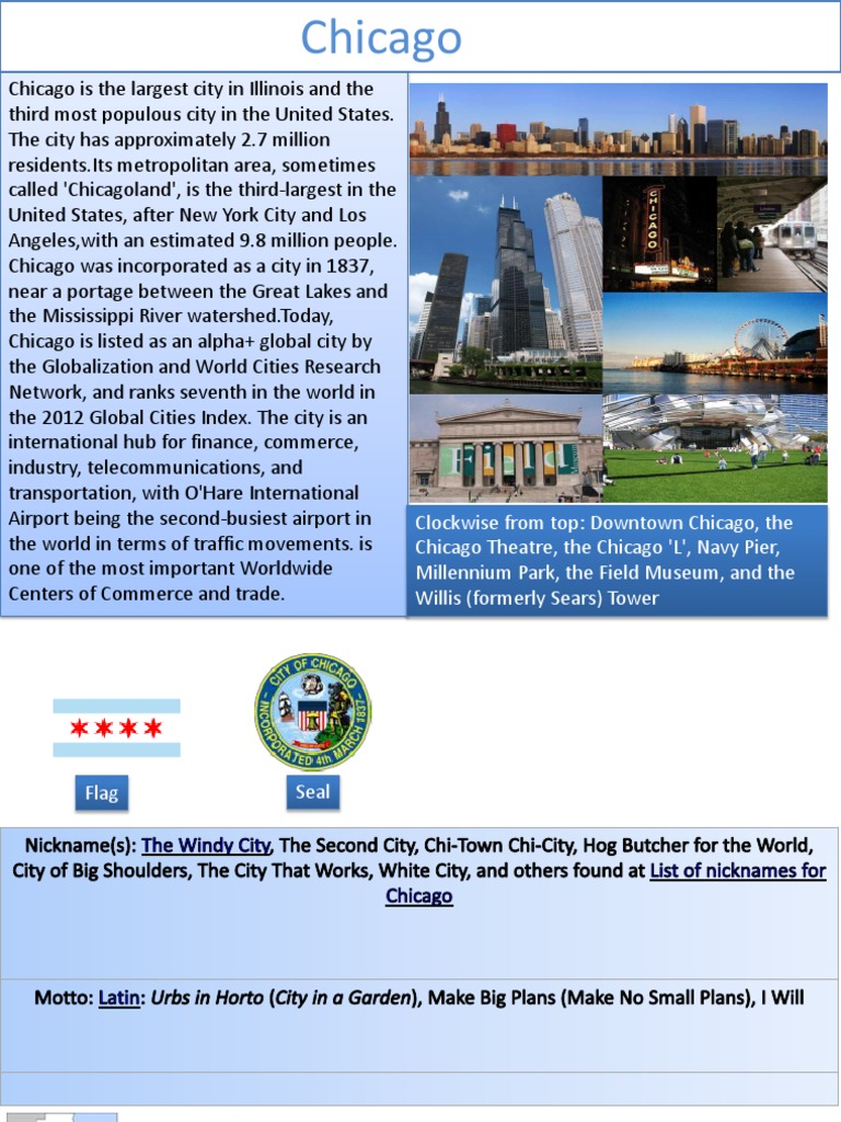 Chicago | PDF | Chicago | Chicago Blackhawks