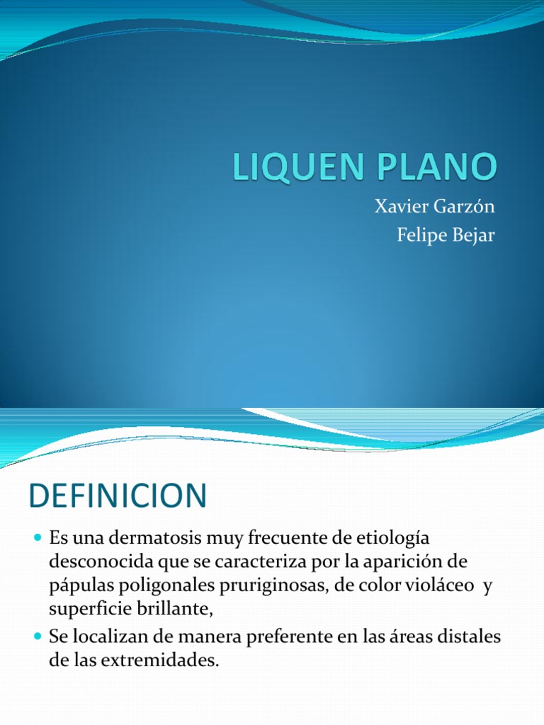 Liquen Plano | PDF | Epidermis | Corticosteroides