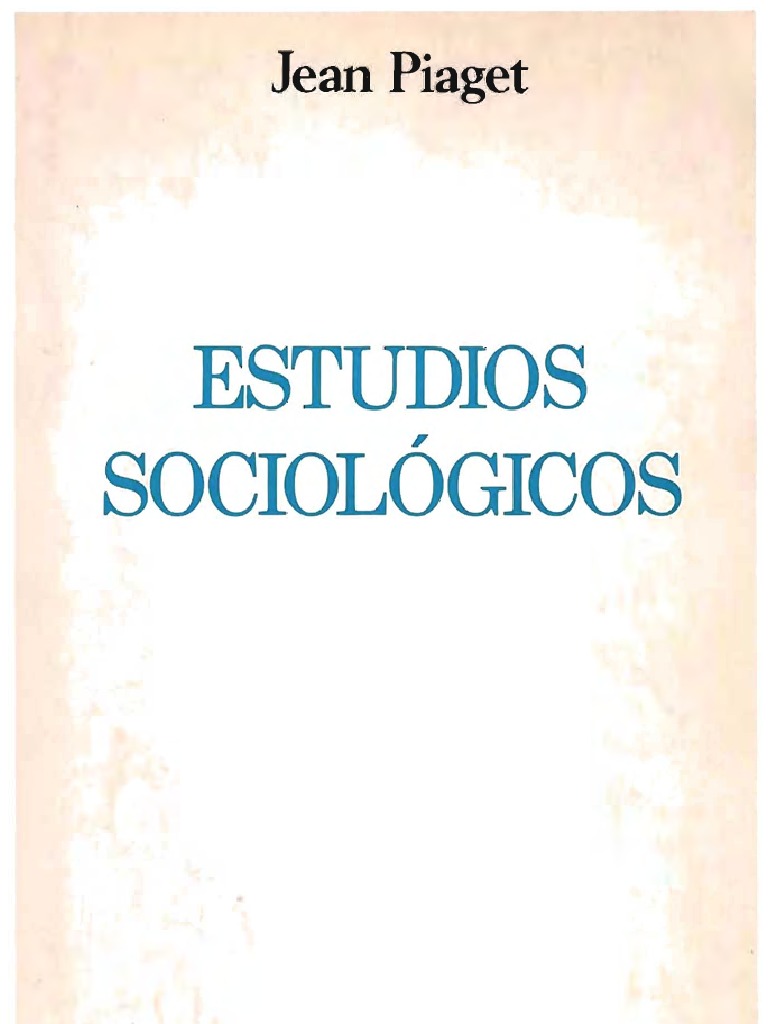 Estudios Sociológicos | PDF | Sociología | Sociedad