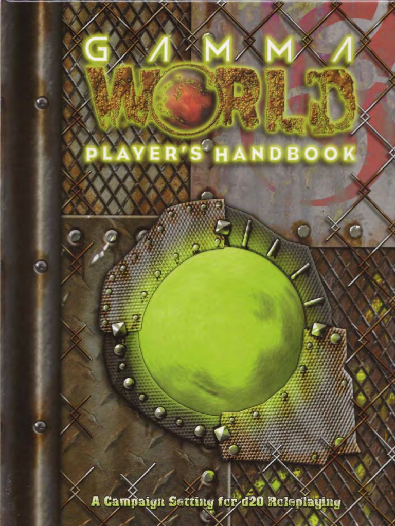 Gamma World Players Handbook 6th Ed. | PDF | Role Playing Games ...