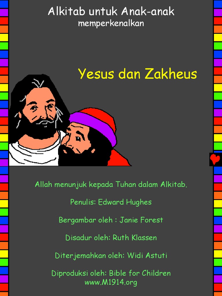 Yesus Dan Zakeus | PDF