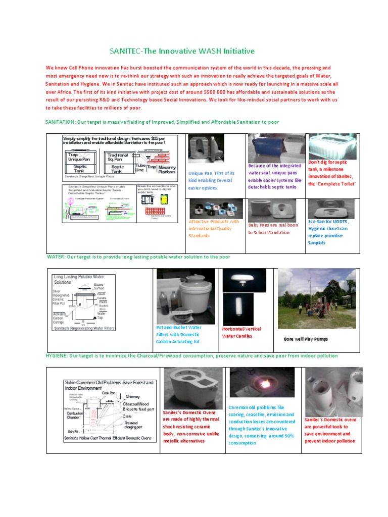 The Innovative WASH Initiative | PDF | Wash | Sanitation