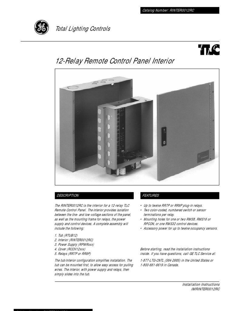 12-Relay Remote Control Panel Interior | Download Free PDF | Relay ...