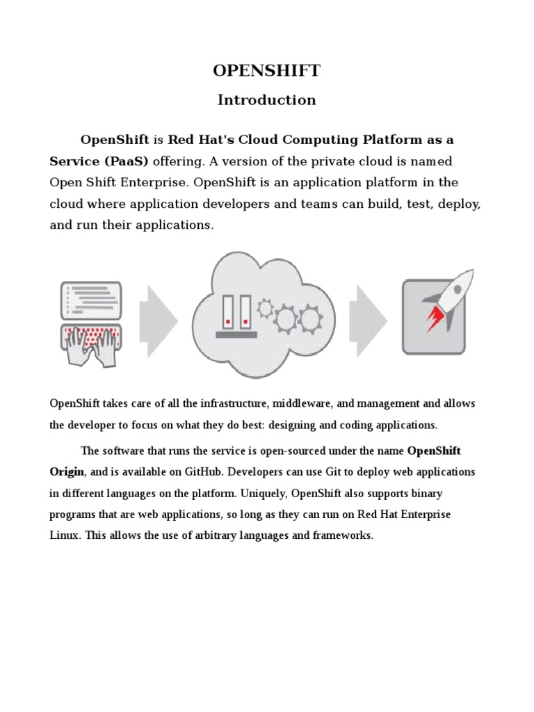 Openshift Tutorial | PDF | Platform As A Service | Cloud Computing