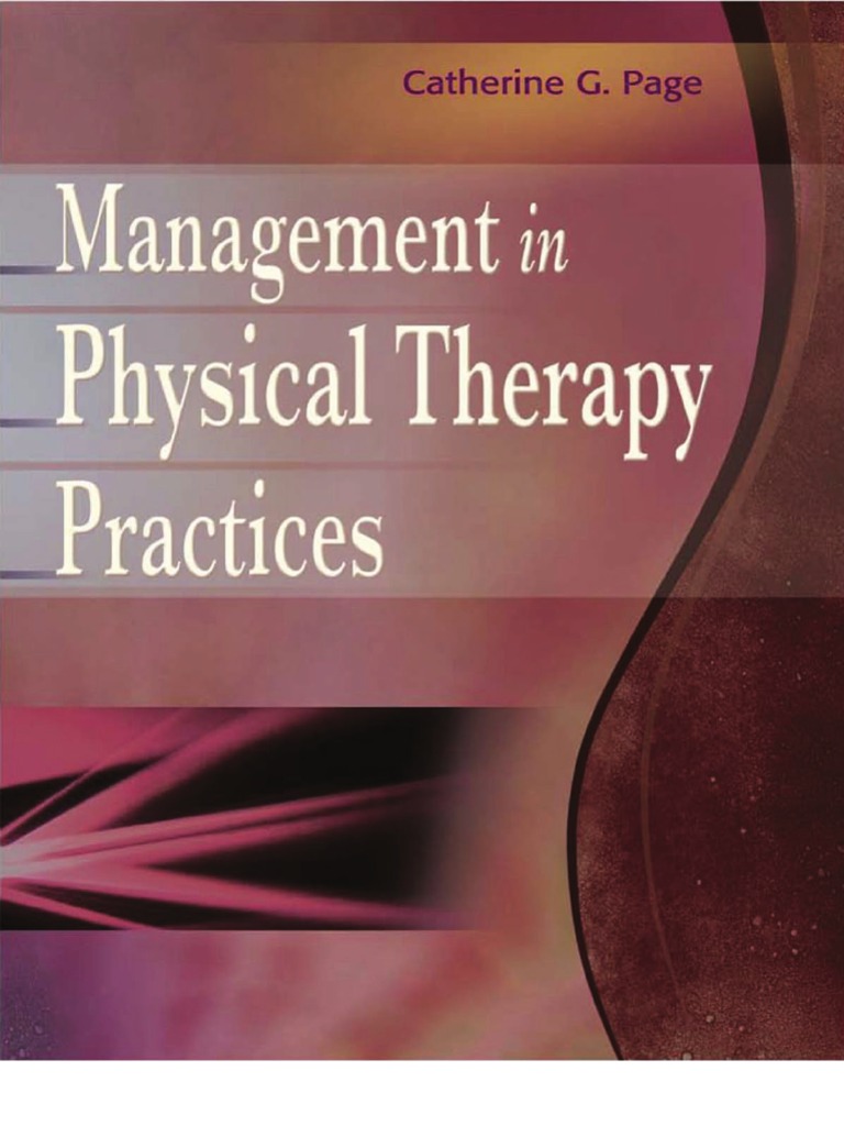 Management in Physical Therapy Practice | PDF | Physical Therapy ...