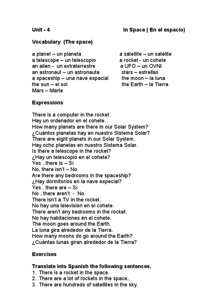 Space Vocabulary and Concepts | PDF | Extraterrestrial Life | Moon