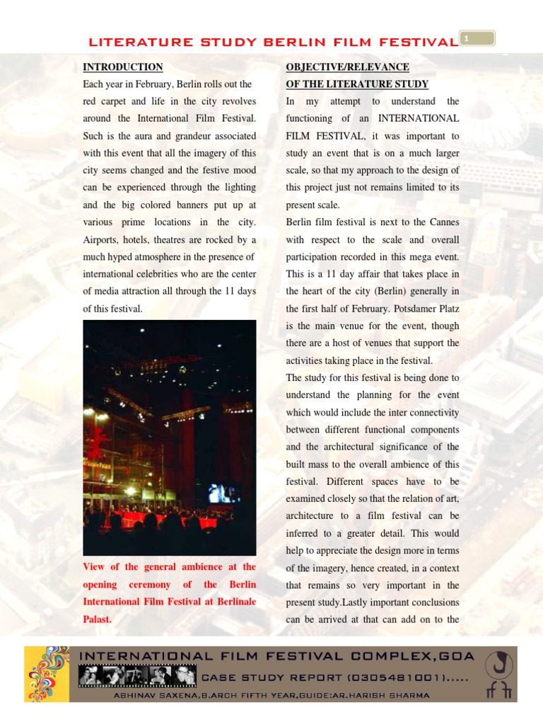 Film City Case Study | PDF | Berlin | Cinema