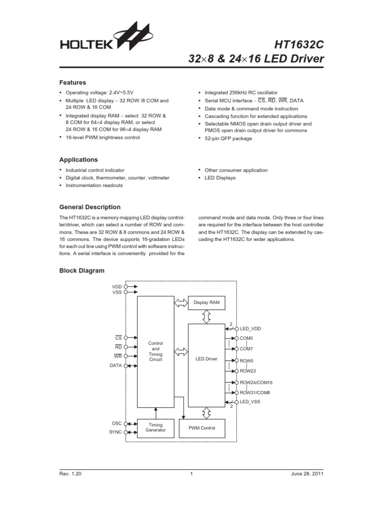 Datasheet Led Driver | PDF | Input/Output | Power Supply