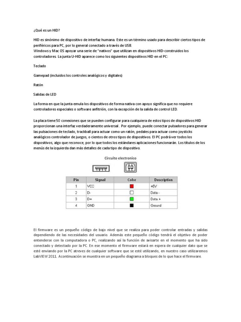 Qué Es Un HID | PDF | Teclado | Informática