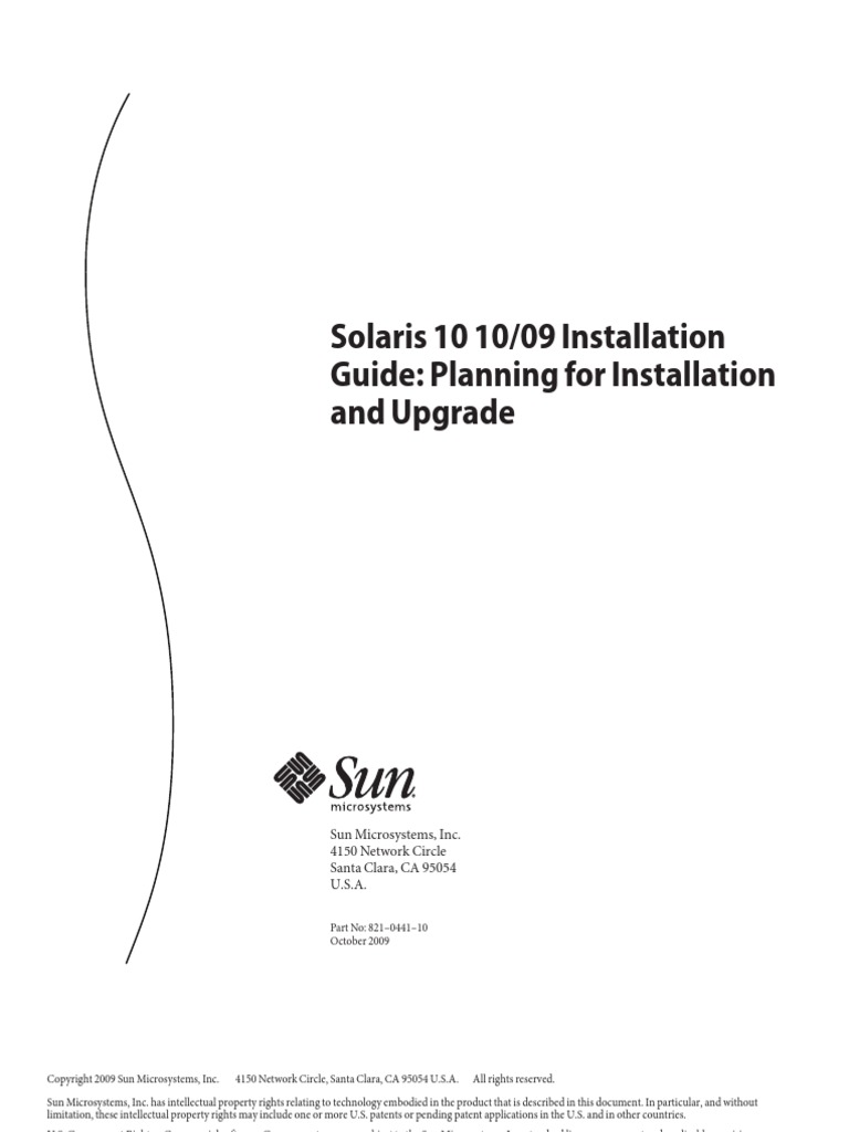 Solaris1010 09installation Guide Planning For Installation And Upgrade