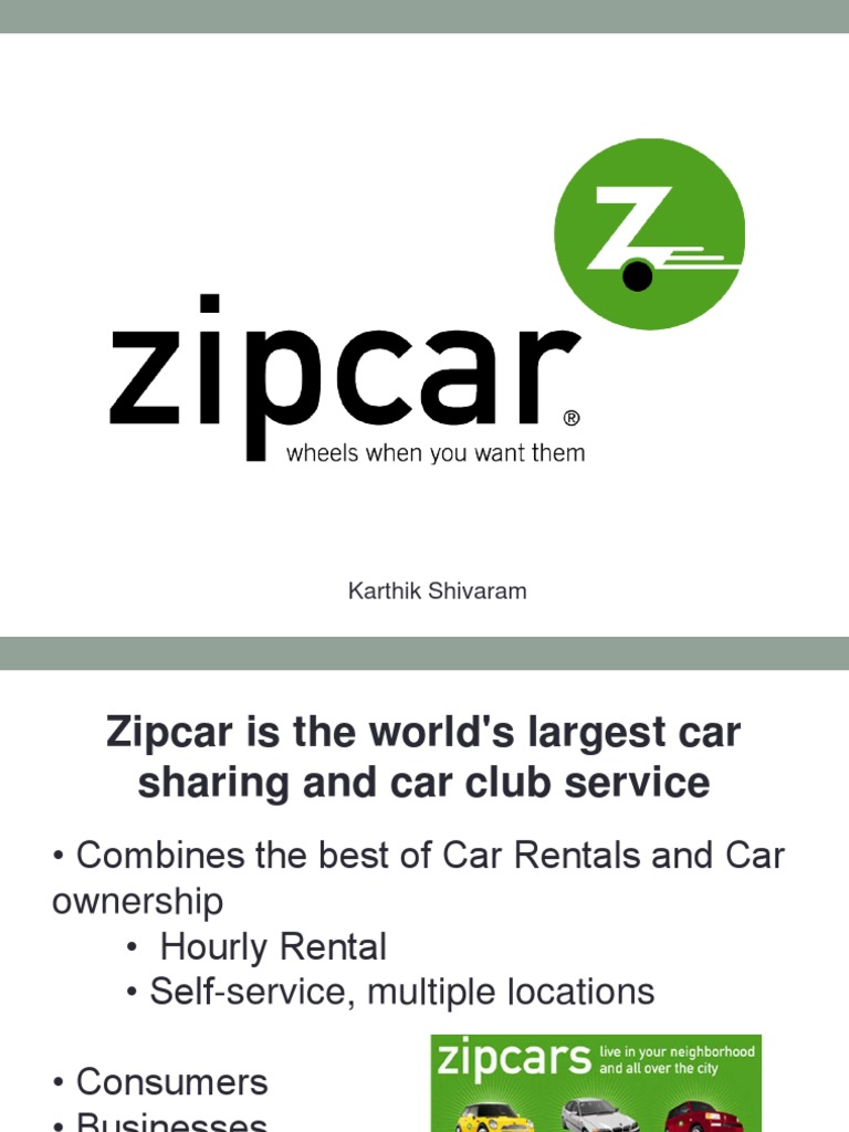 Zipcar | PDF