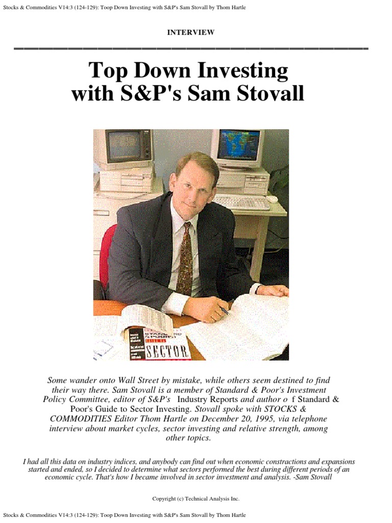 Top Down Approach and Analysis | PDF | Recession | Technical Analysis