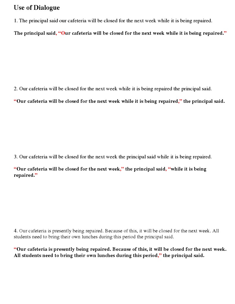 Effective Use of Dialogue in Writing | PDF | Wellness