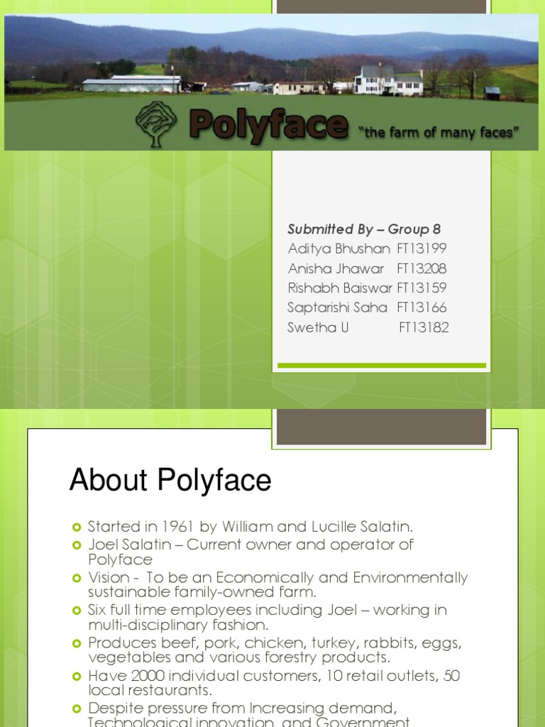 Polyface | PDF | Foods | Natural Environment