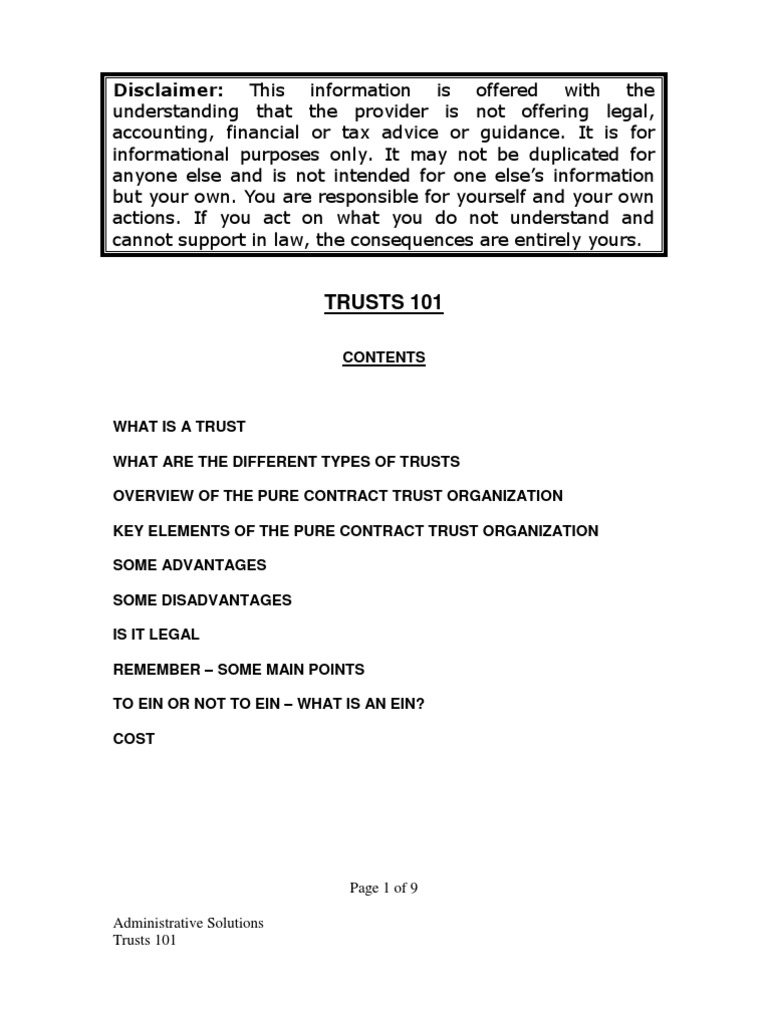 Trusts | PDF | Trust Law | Common Law