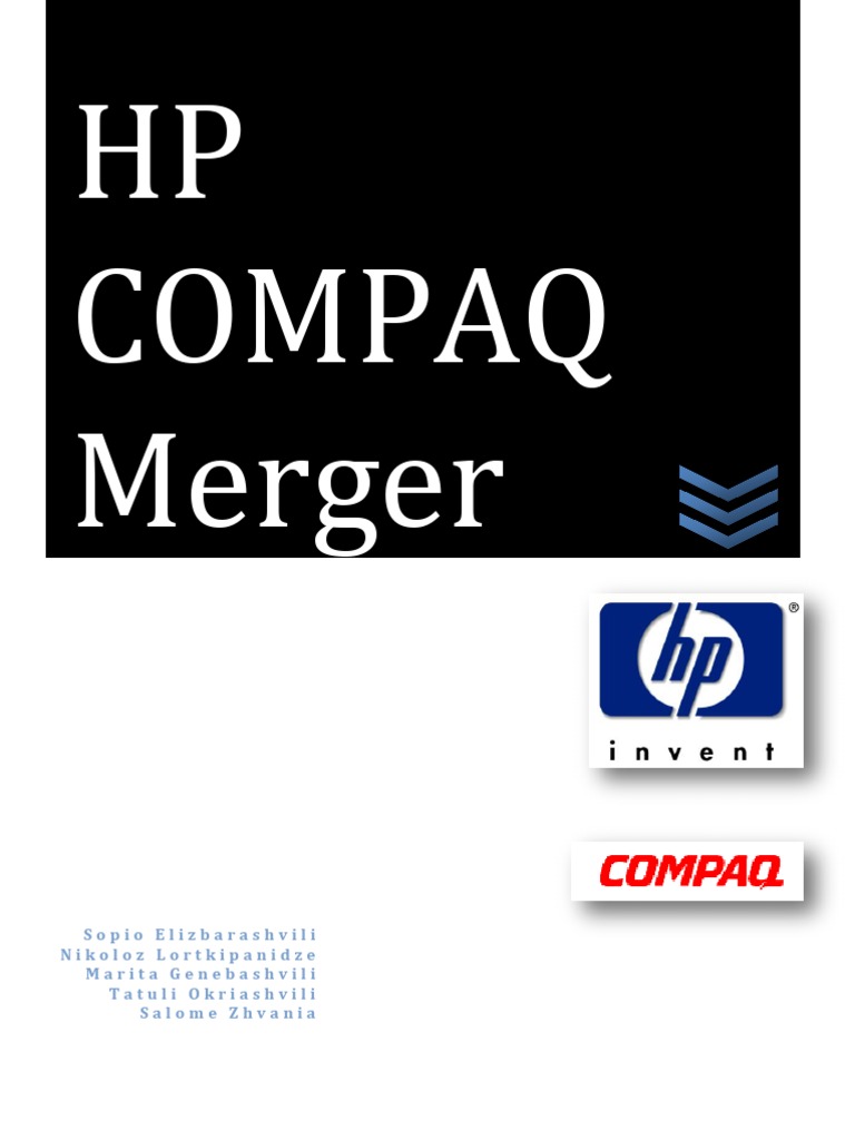 HP & Compaq Merge | PDF | Hewlett Packard | Dell