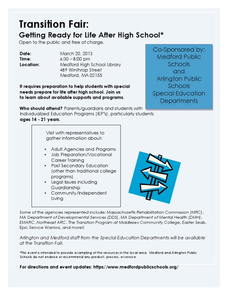 Transition Fair: Getting Ready For Life After High School | PDF ...