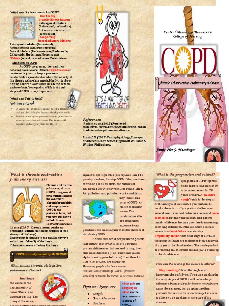 COPD Leaflet | PDF | Chronic Obstructive Pulmonary Disease ...