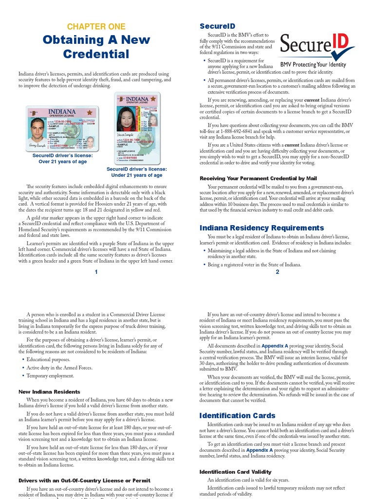 Indiana - Drivers Manual - 2013 | PDF | Driver's License | Driving