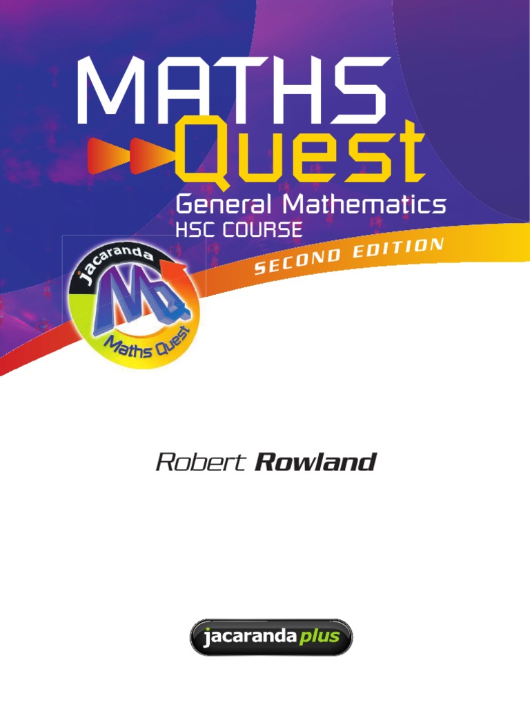 HSC General Mathematics Text Book | PDF | Interest | Loans