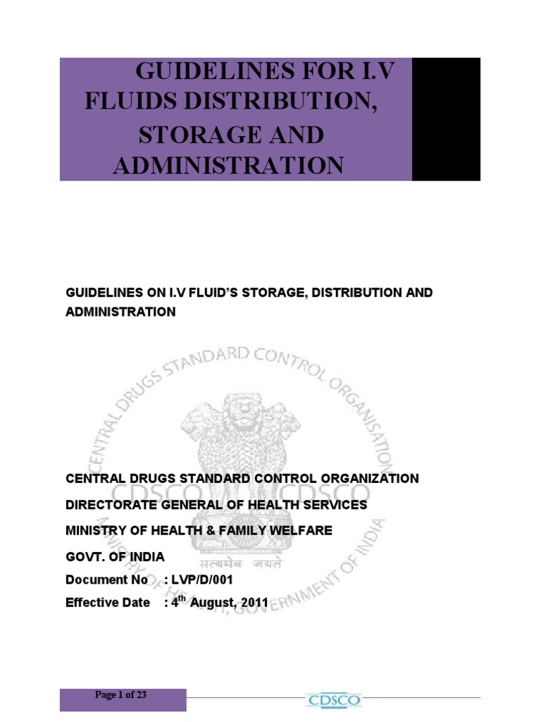 Iv Fluid | PDF | Intravenous Therapy | Pharmacy