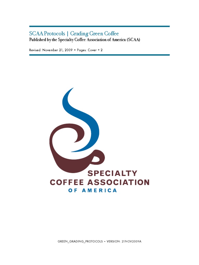 SCAA Green Coffee Grading Protocols | PDF | Coffee | Teaching Mathematics