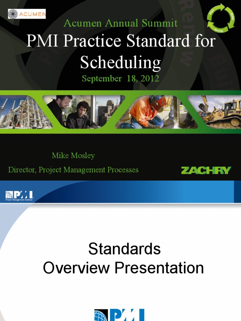PMI Practice Standard For Scheduling | PDF | Business