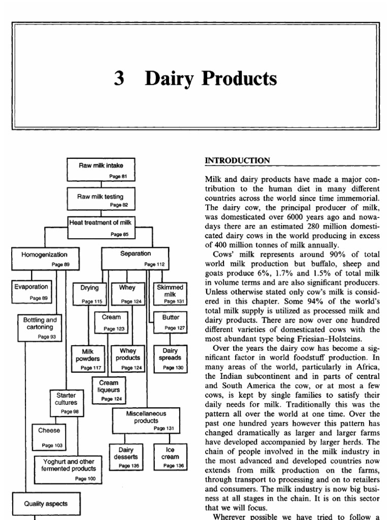 Food Industries Manual | PDF | Milk | Dairy