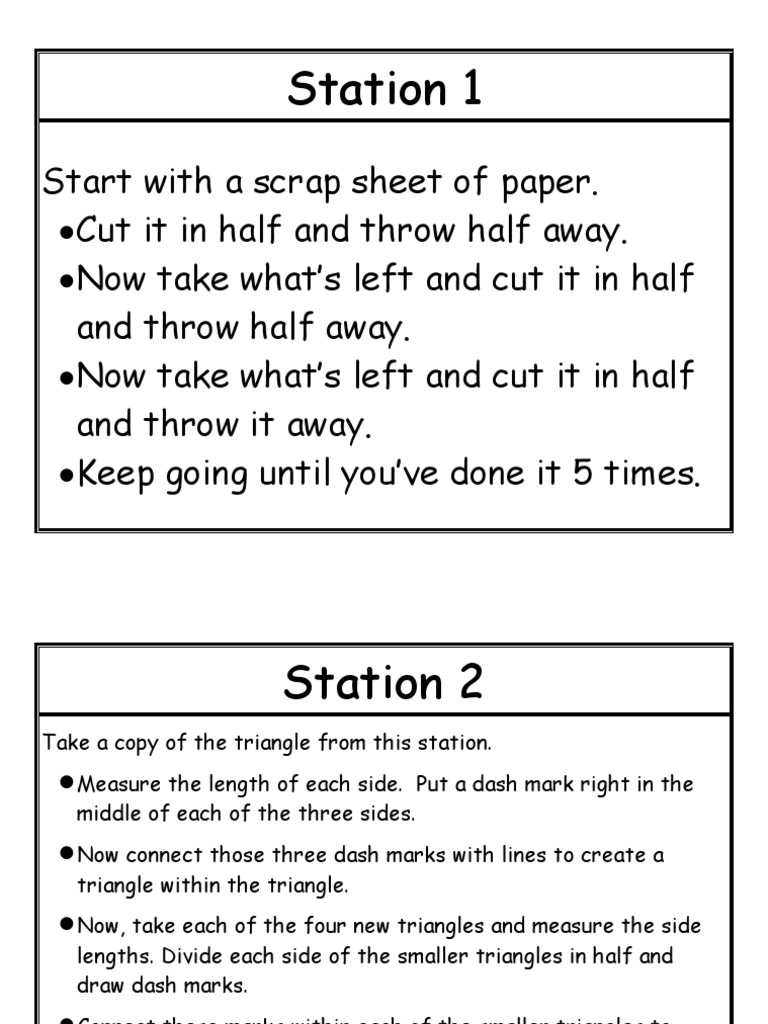 Creative Triangle Art Activities | PDF | Home & Garden