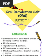 Oral Rehydration Solution Guide | PDF | Diarrhea | Medical Specialties