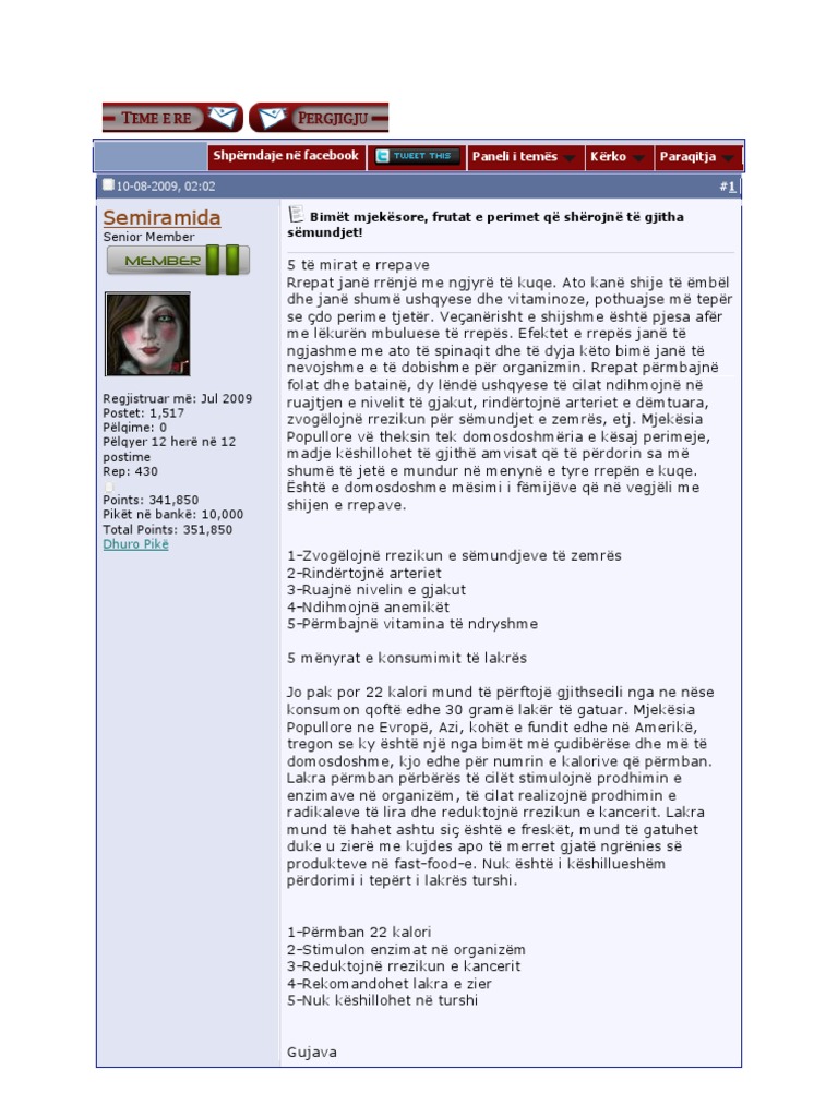 Bimet Mjeksore | PDF