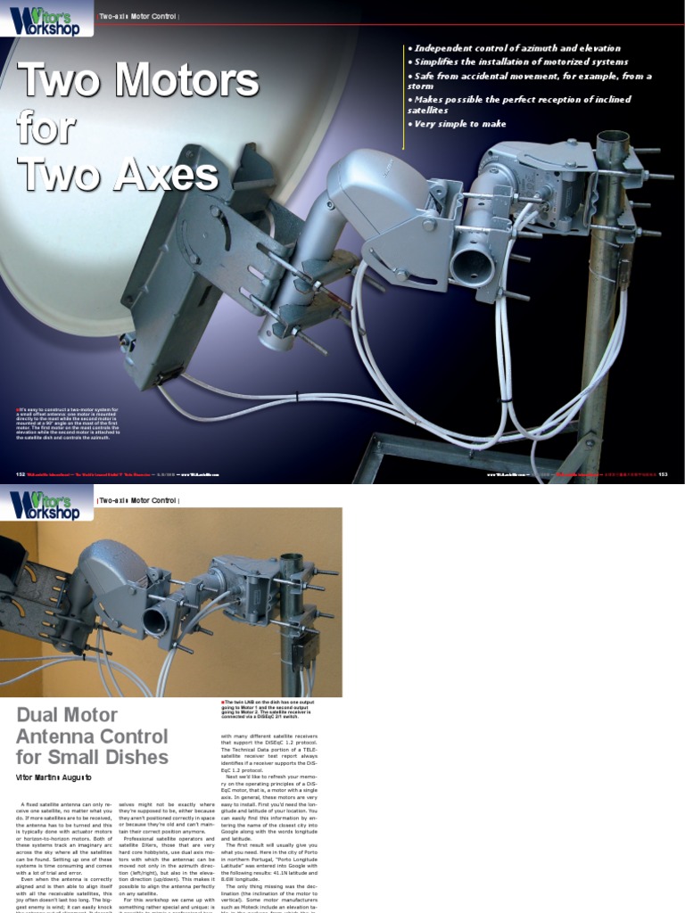 Two Motors For Two Axes | PDF | Antenna (Radio) | File Transfer Protocol