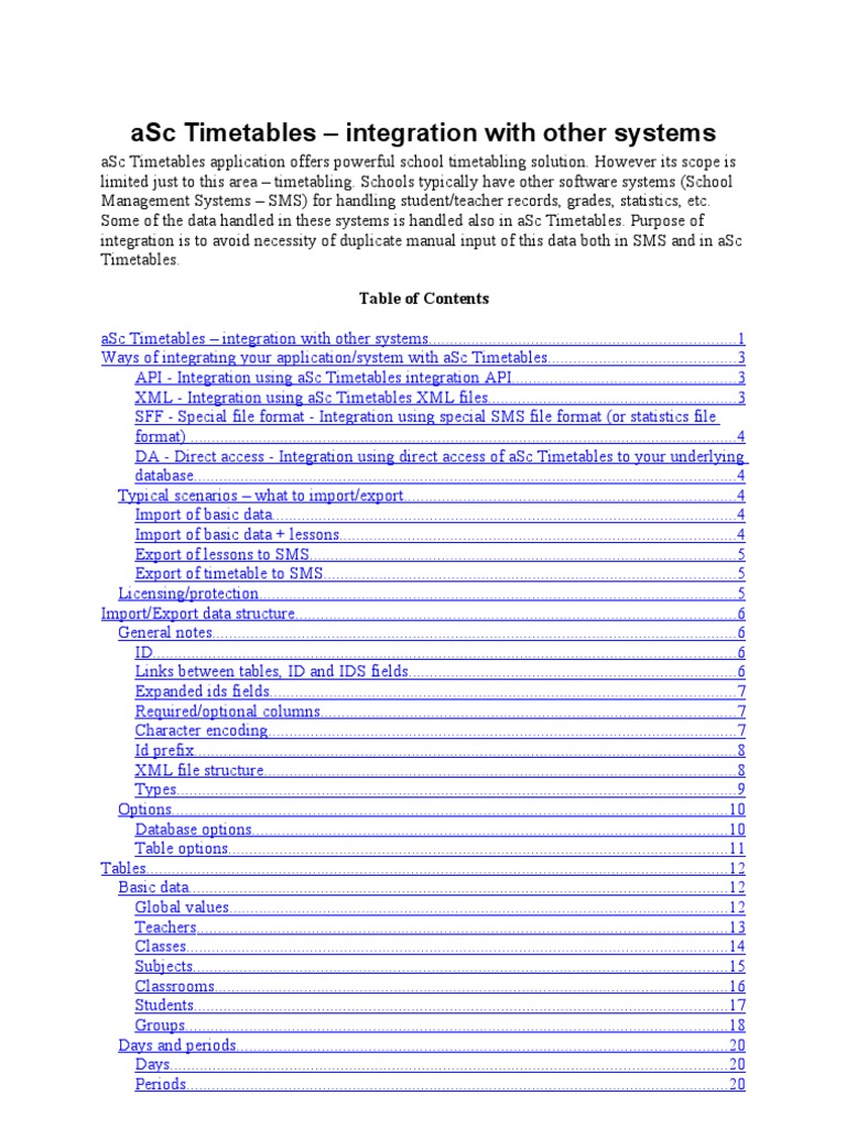 Asc | PDF | Xml | Databases