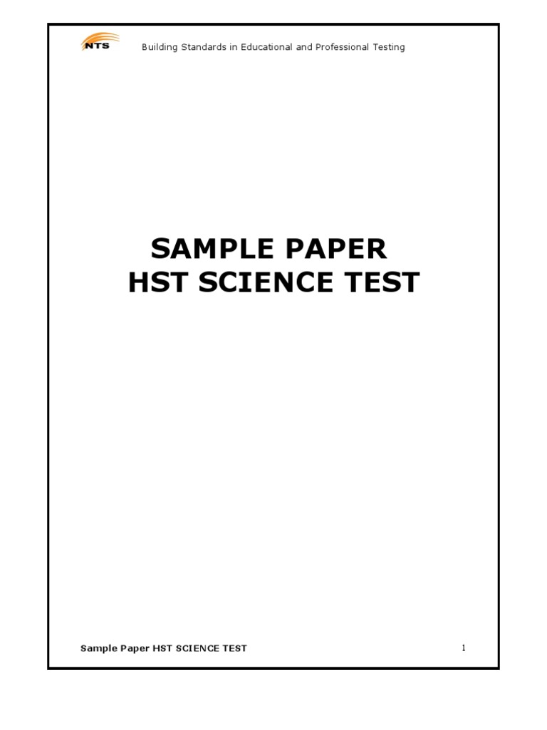 Sample Paper HST Science | PDF | Hubble Space Telescope | Experiment