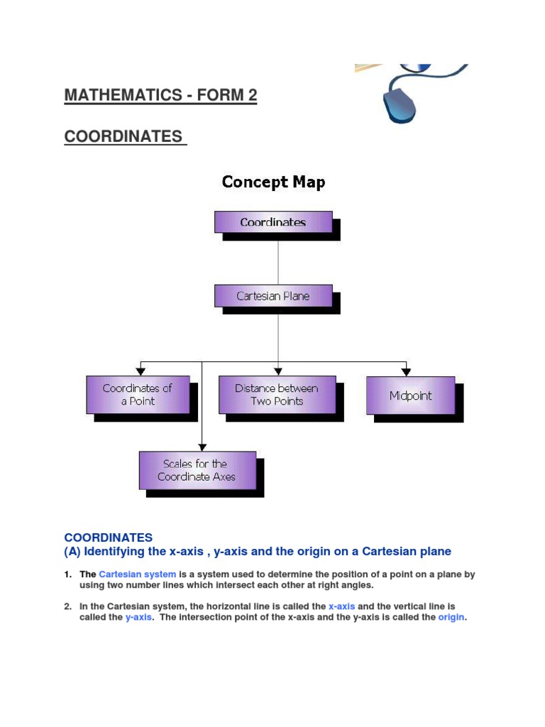 Coordinates Form 2 | PDF | Cartesian Coordinate System | Coordinate System