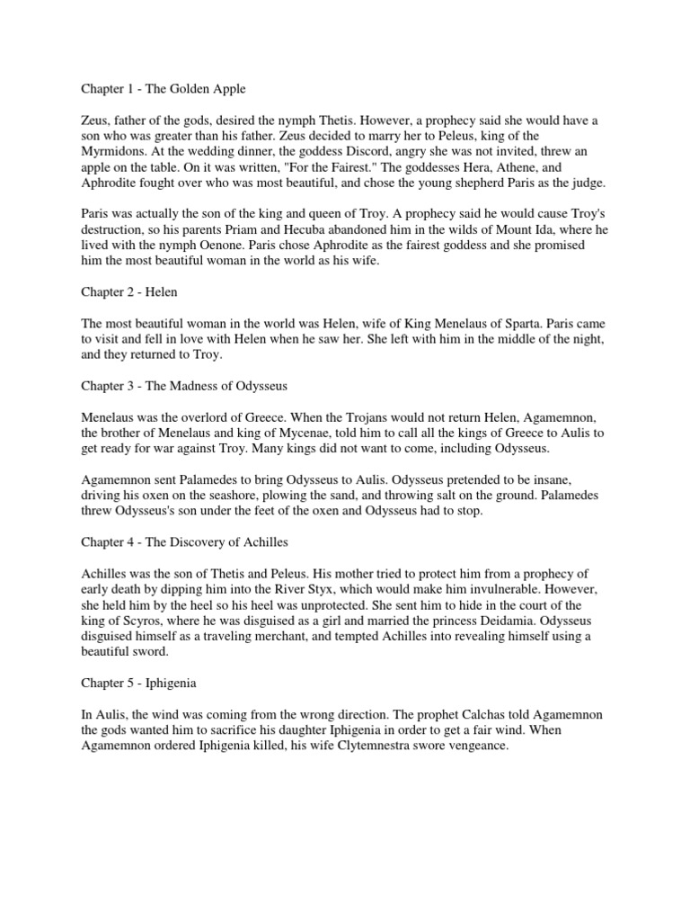 trojan war summary | Achilles | Hector