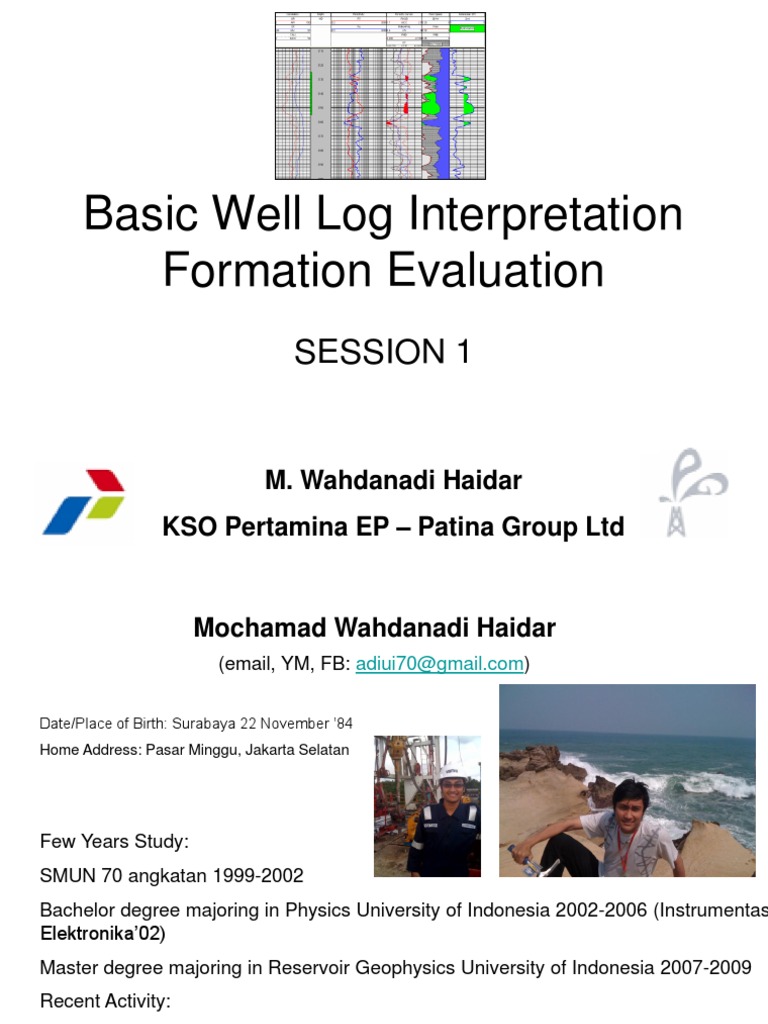 Basic Well Log Interpretation | Download Free PDF | Chemistry ...
