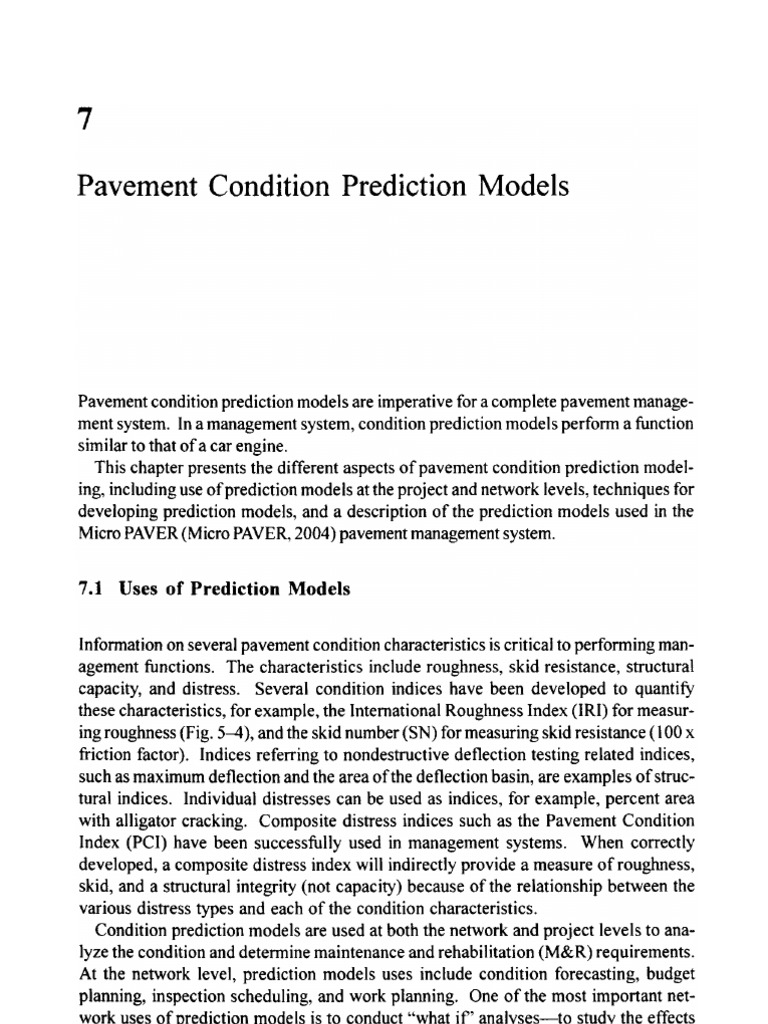 Pavement Management System Text Book | PDF | Regression Analysis ...